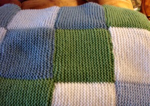 Knitted patchwork baby blanket… – Sweet Journey Home